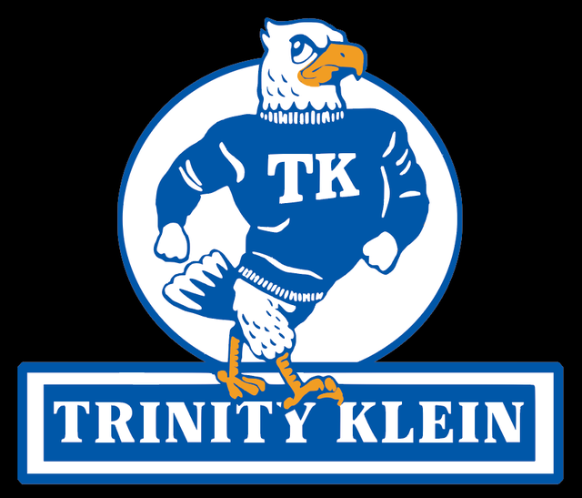 Trinity Klein Eagle on a Black Hoodie